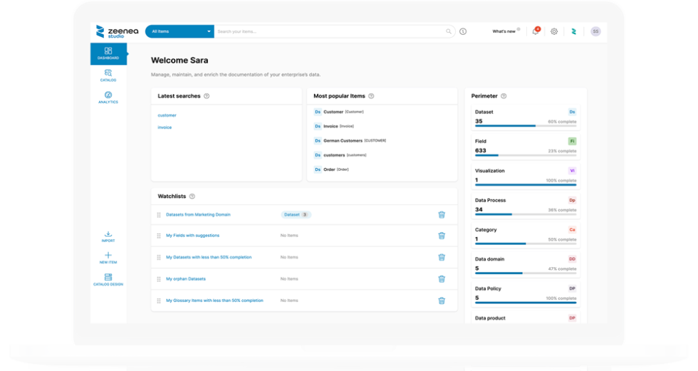 Zeenea Data Discovery Platform - Overview